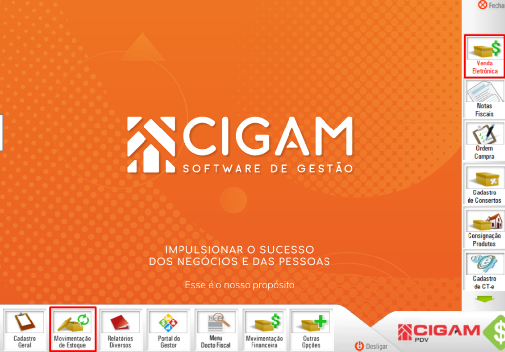 Como passar vendas utilizando a integração Kiskadi? - Cigam Lojas
