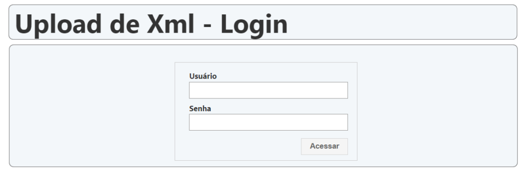 Como realizar a importação de XML de NF (upload)?